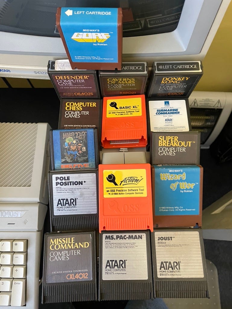 Atari 8-bit Cartridges - by Paul Lefebvre