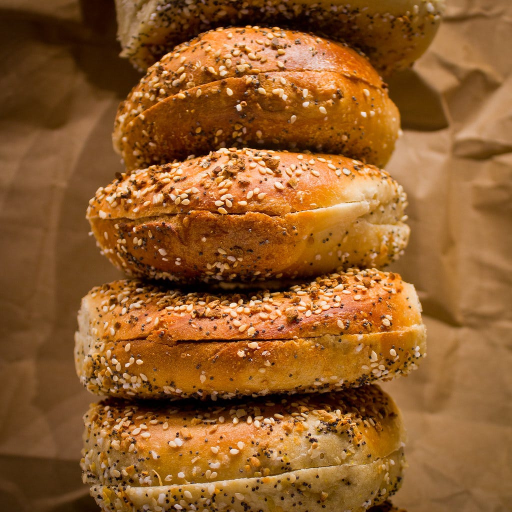 How do we define a good bagel here? - by Sean Keeley