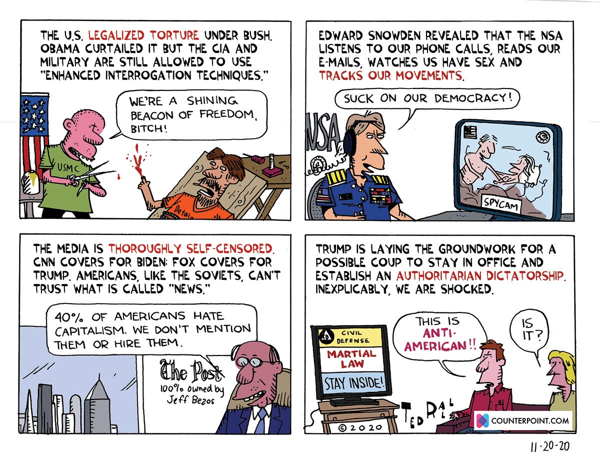 Ted Rall's Best of 2020 - Counterpoint
