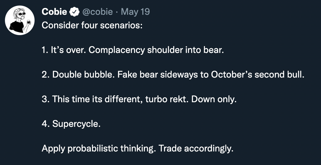 Probabilistic thinking - Cobie