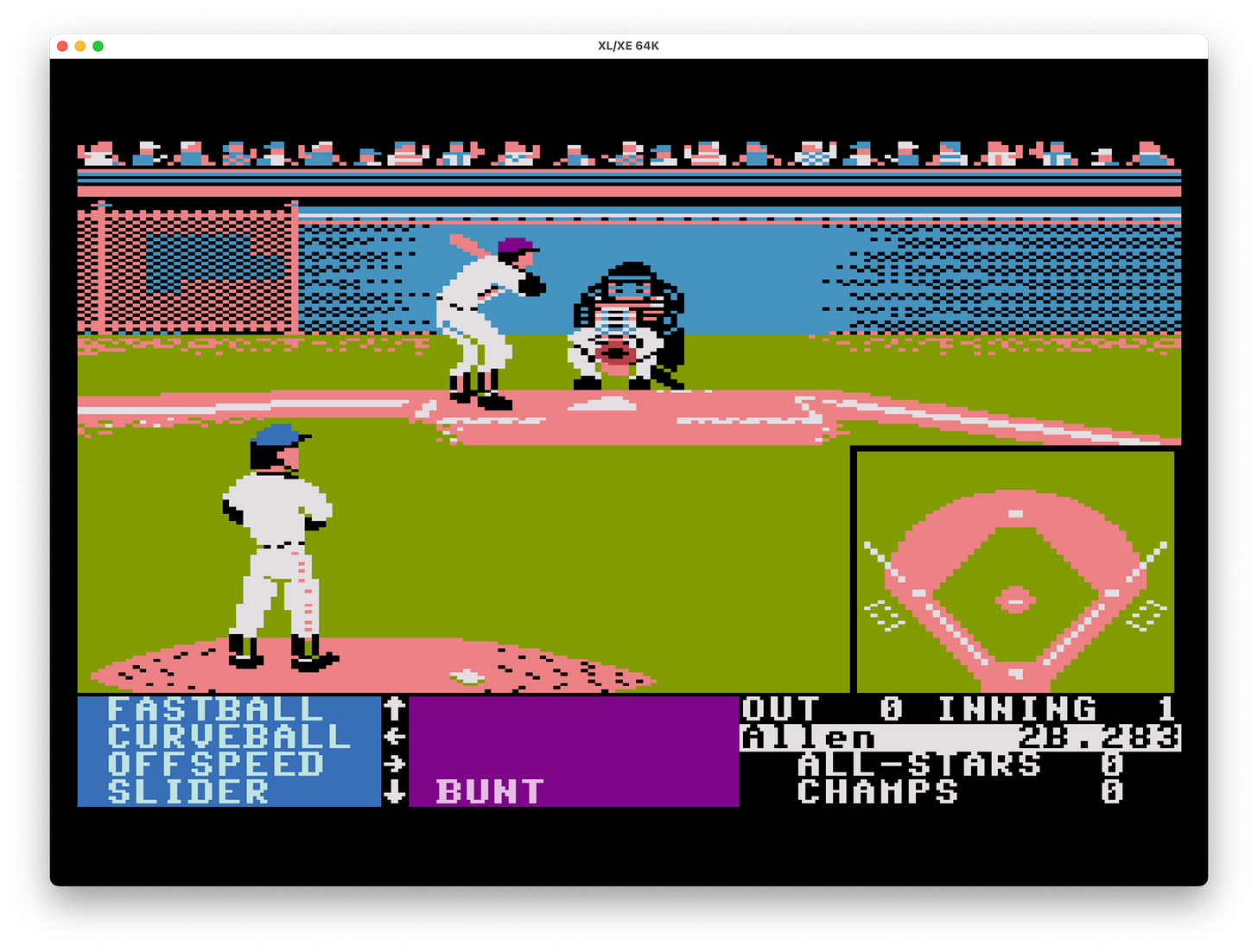 8-bit Baseball Games - by Paul Lefebvre