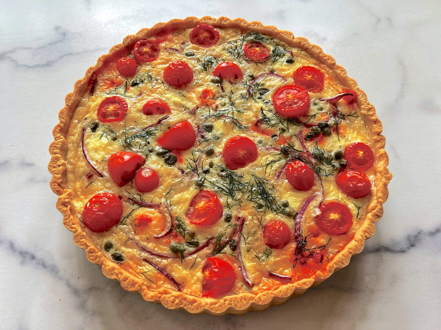 Skip the LES breakfast line and slice into this tart for brunch
