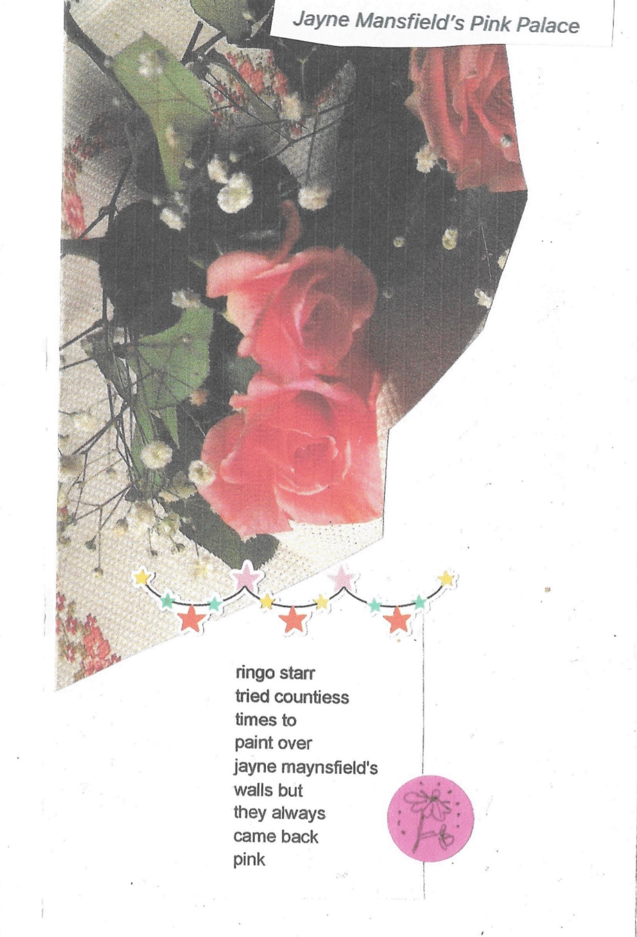 “Jayne Mansfield’s Pink Palace” - by grand mama roach