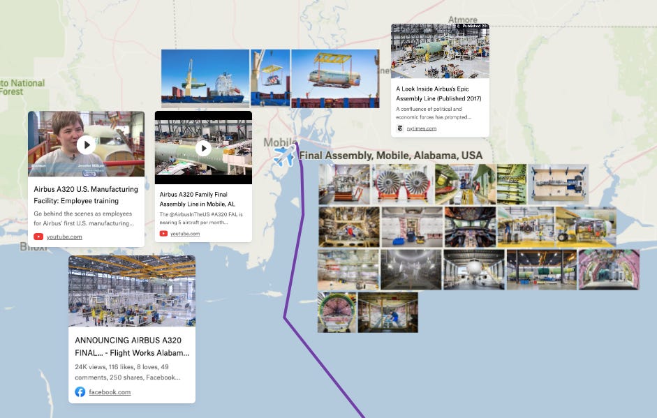 Mapped: An Interactive Journey of the Airbus A320 Supply Chain