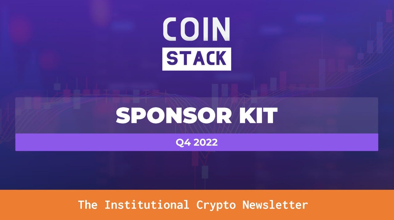 Coinstack Sponsor Kit - Q4 2022 - by Ryan Allis - Coinstack