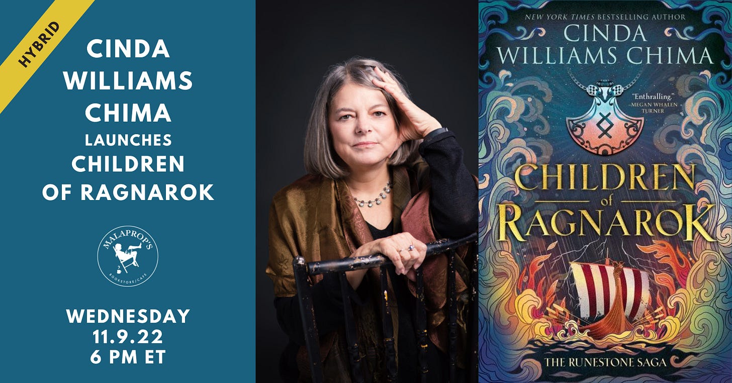 Children of Ragnarok is Coming... - by Cinda Williams Chima