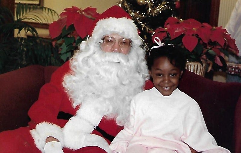 Is Santa black? Or does it matter?