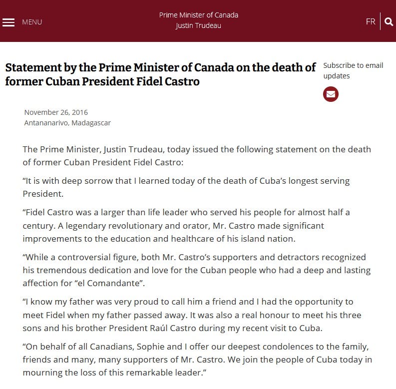 Deep Dive: Is Fidel Castro the Father of Justin Trudeau?