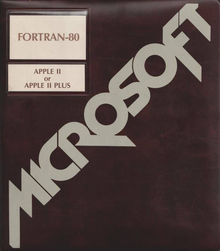 Microsoft's Biggest Product in 1980: the Z-80 SoftCard for the Apple II