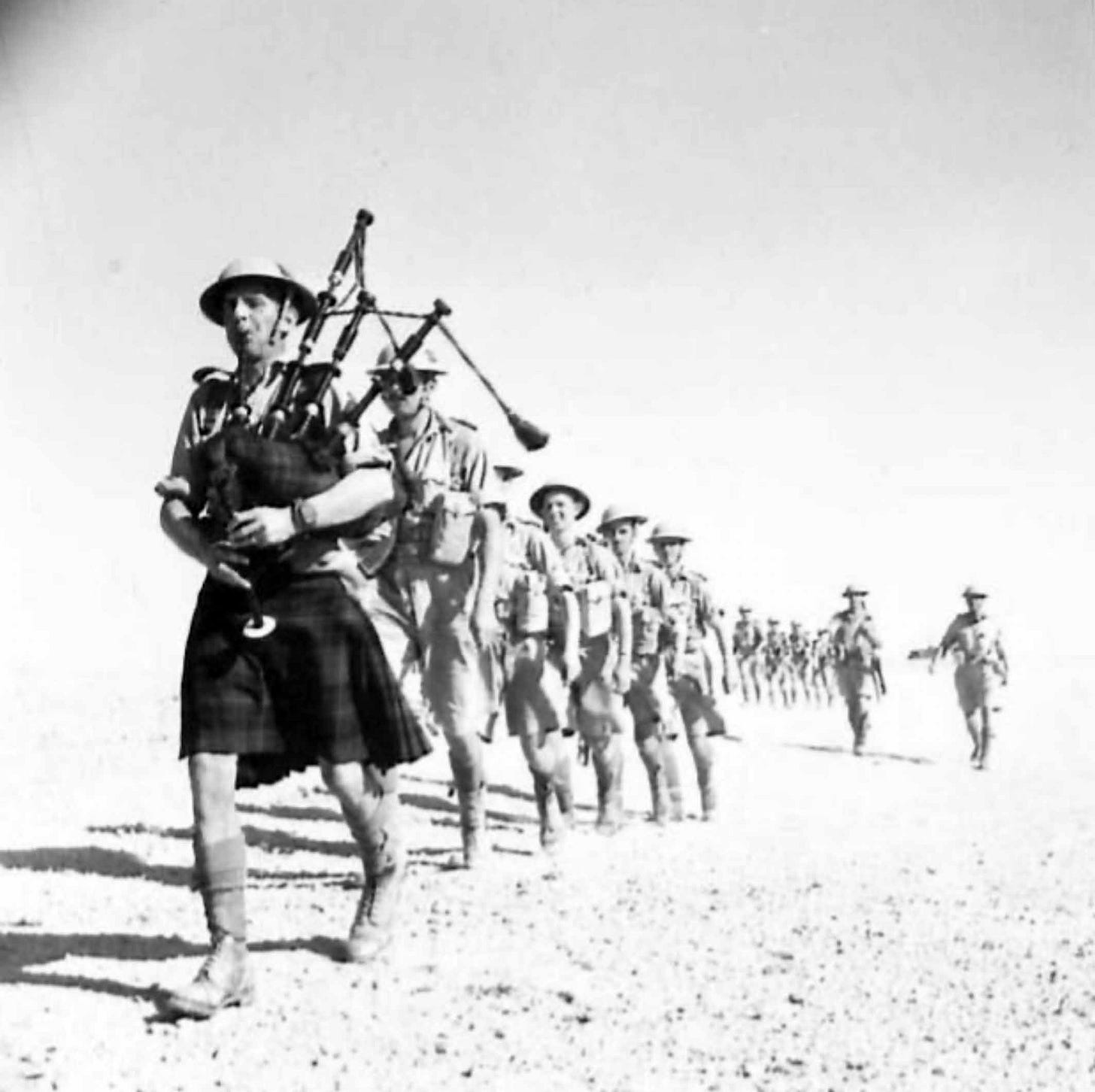 El Alamein - the infantry go forward - by Martin Cherrett