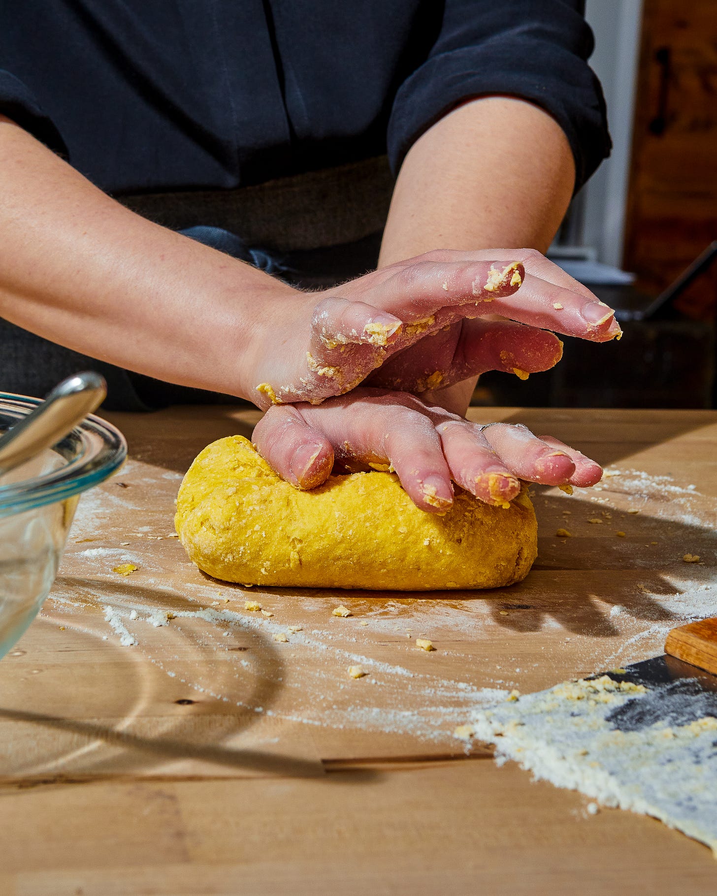how to make pasta dough - by Meryl Feinstein
