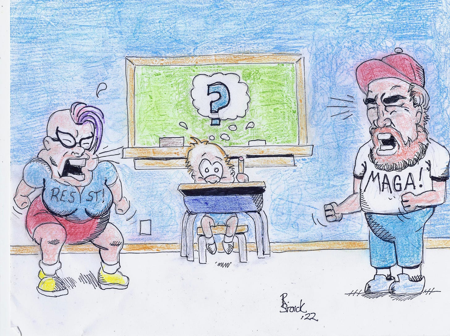 Weekly cartoon: Stuck in the middle - by Ryan M Stoick