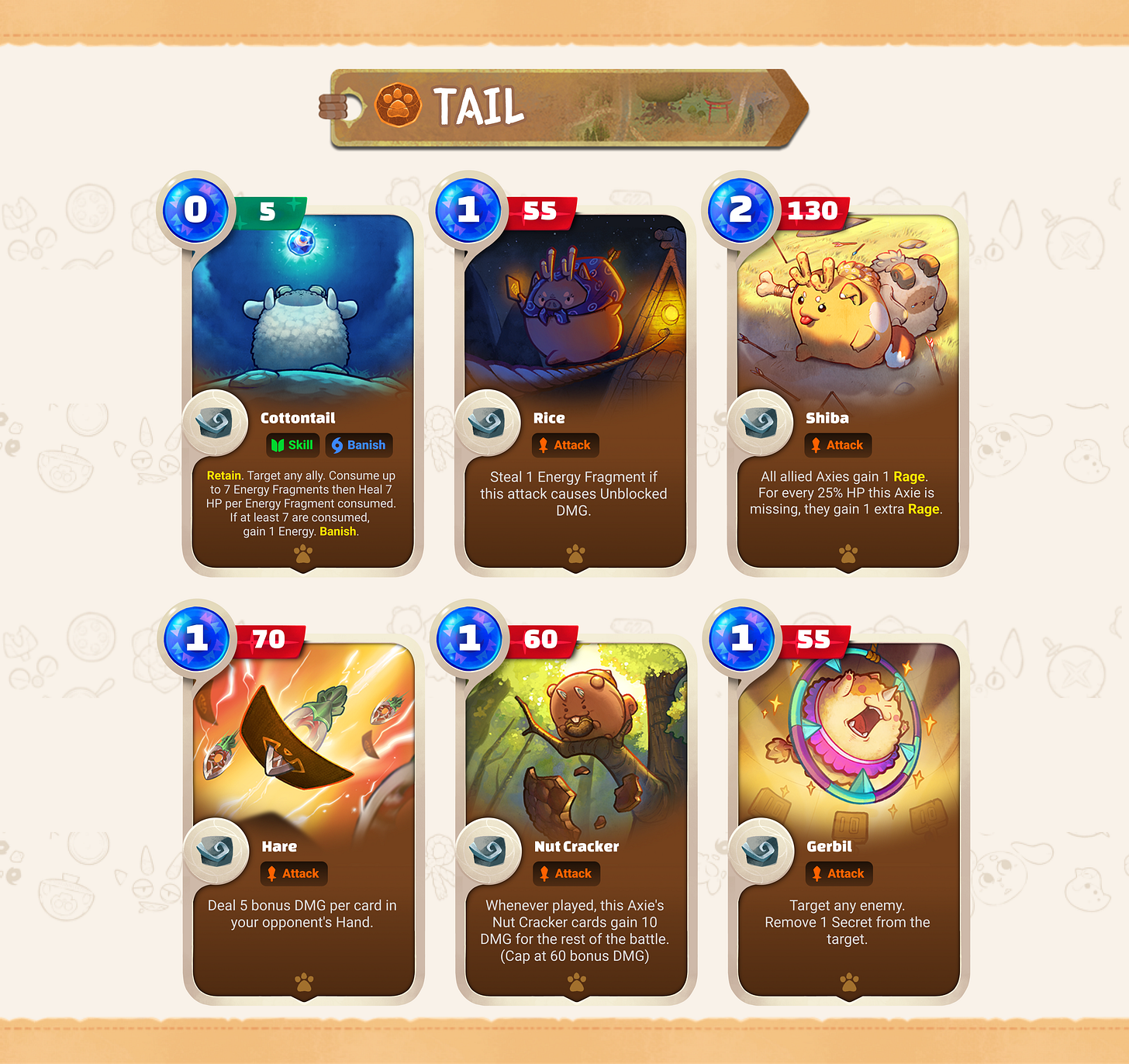 S2 Beast Card Leeks! - by Axie Infinity - The Lunacian