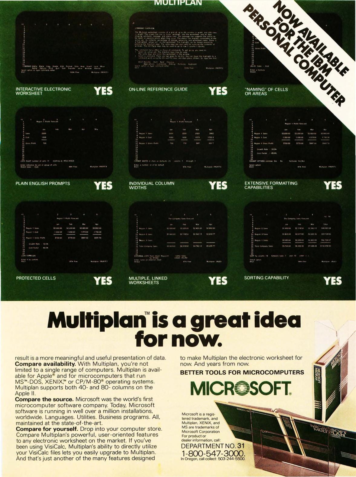 Microsoft's "Revenue Bomb" of the early 1980s