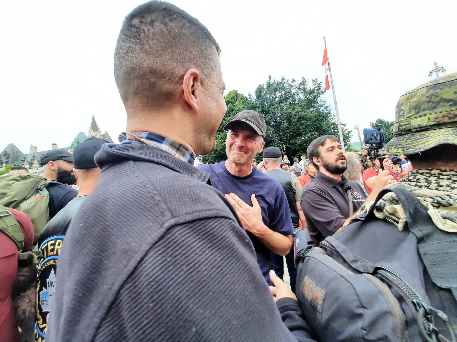 James Topp and I and his team arrive at the Tomb of the Unknown Soldier ...