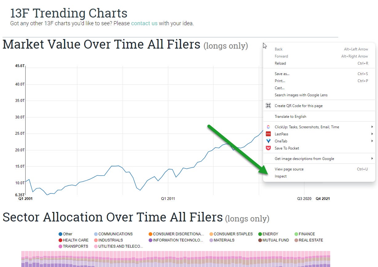 SCRAPING WEB GRAPHS FOR DATA TUTORIAL - by Kevin Muir