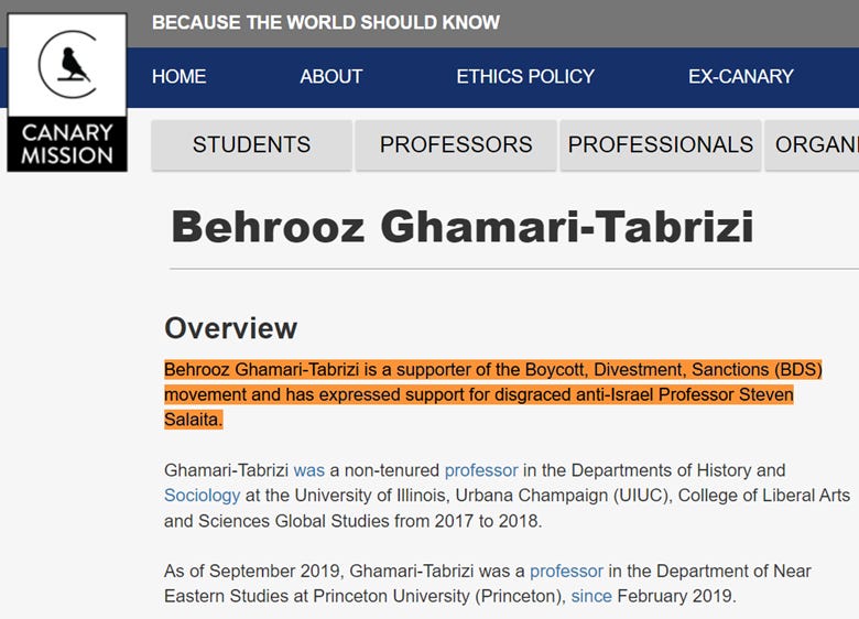 Who is Behrooz Ghamari-Tabrizi?
