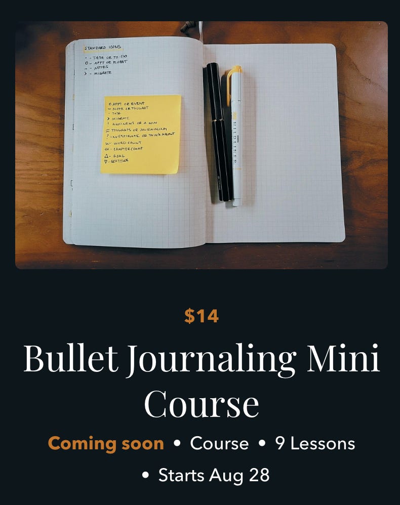 Post-It Sized Systems in My Bullet Journal