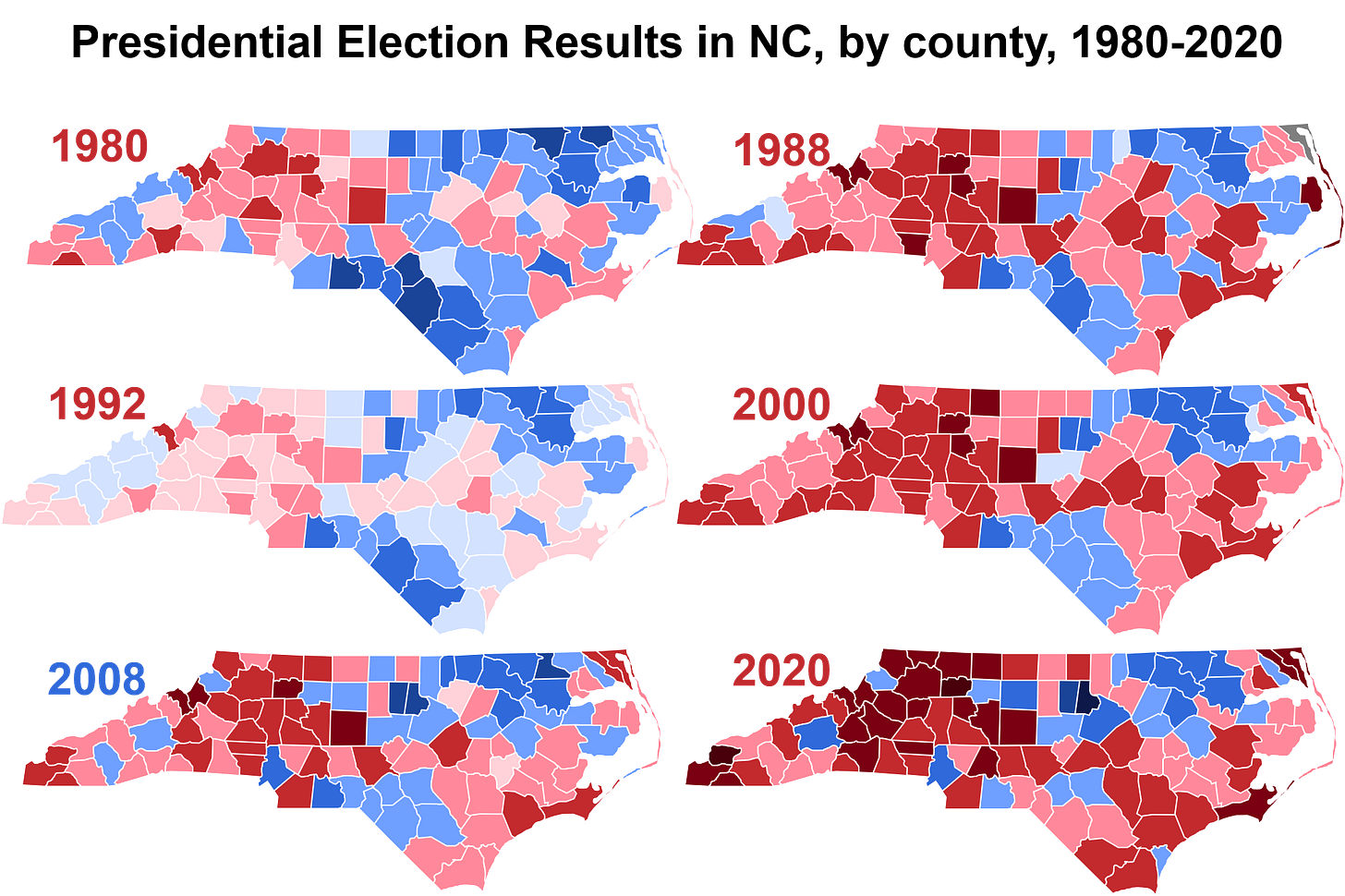 Is North Carolina Republican or Democratic?
