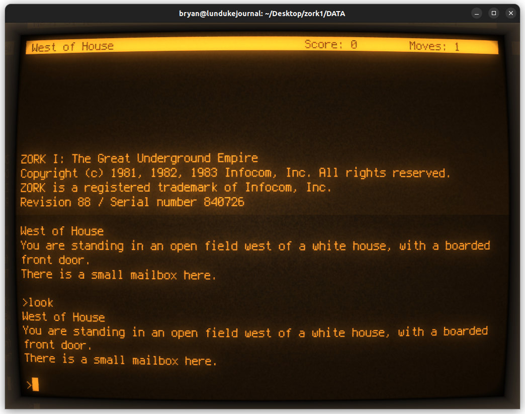 The best terminal emulator for games: Cool-Retro-Term