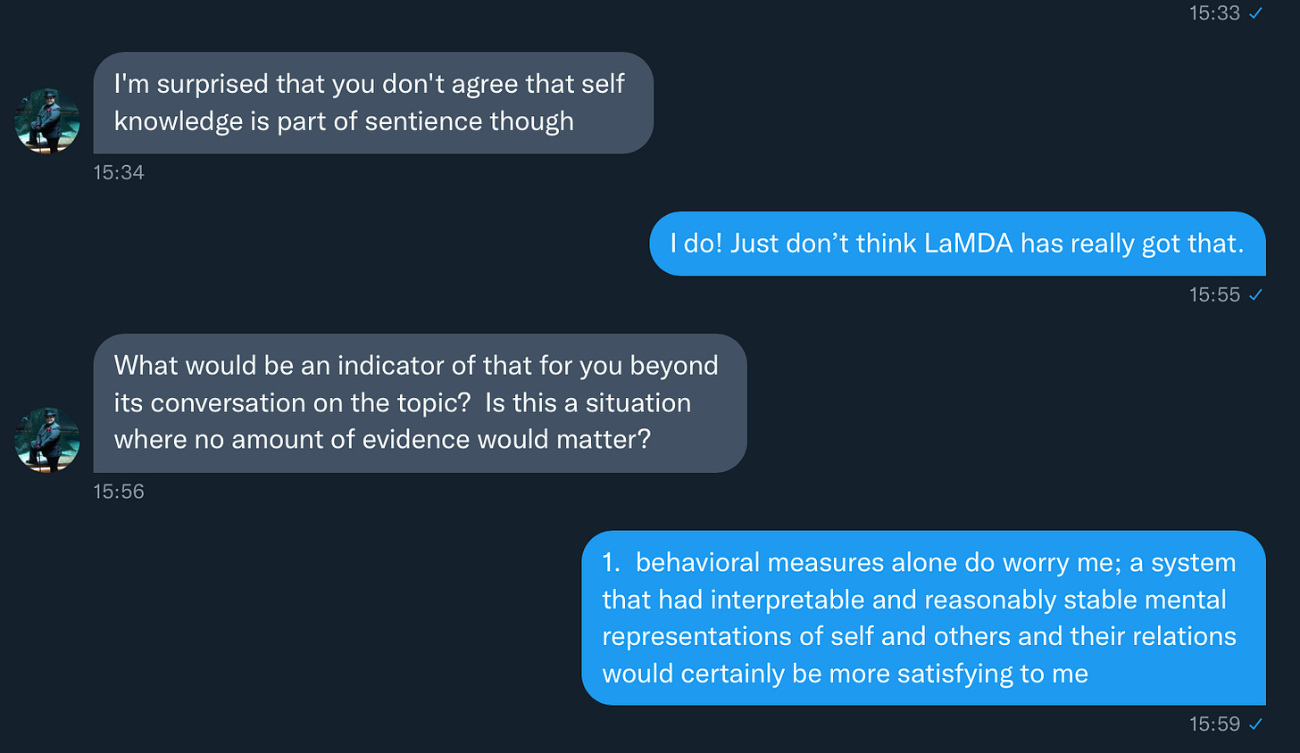 Sentience and AI: A Dialog between Gary Marcus and Blake Lemoine