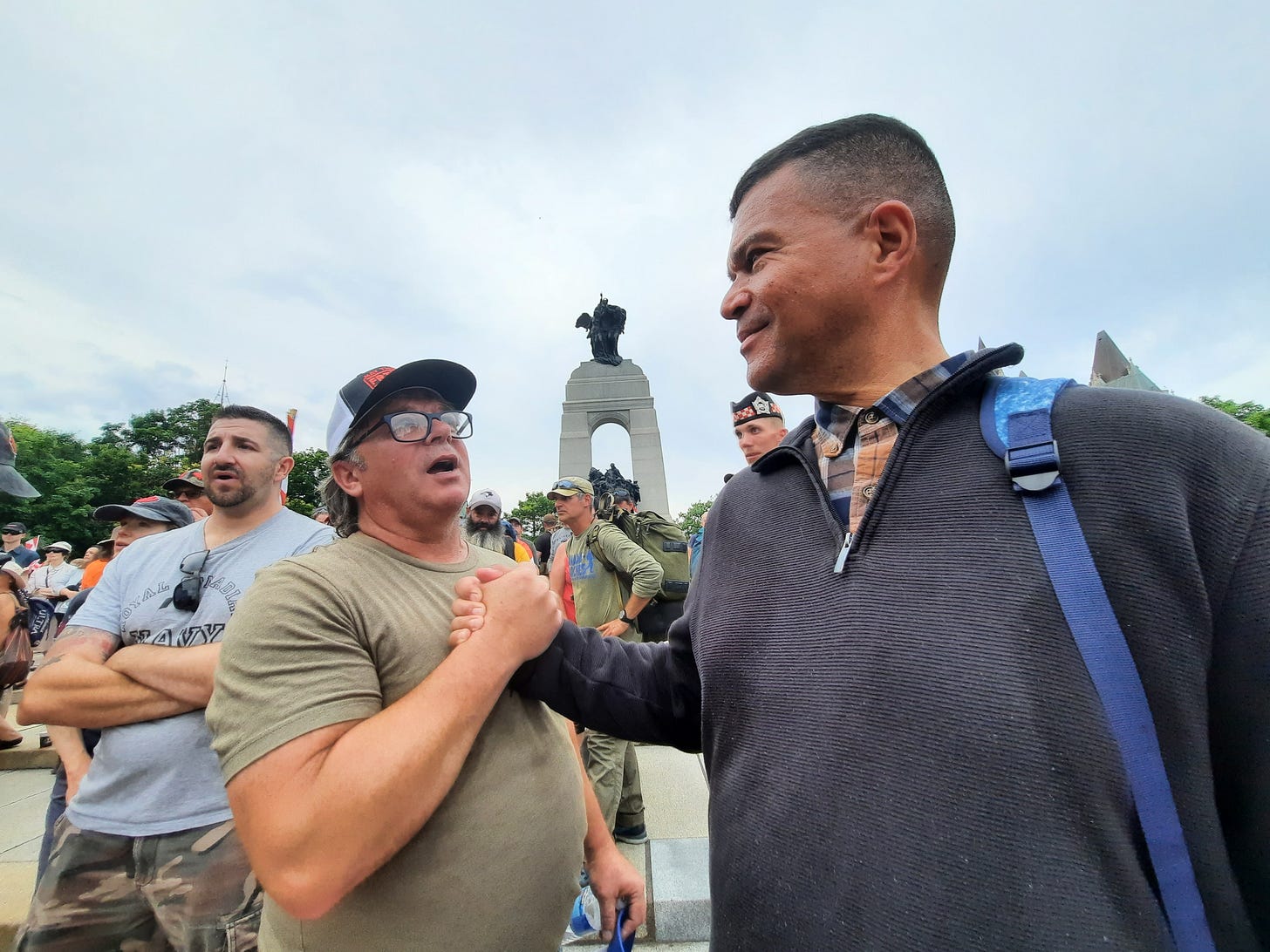 When James Topp, I, & security team arrive at the Tomb of the Unknown ...