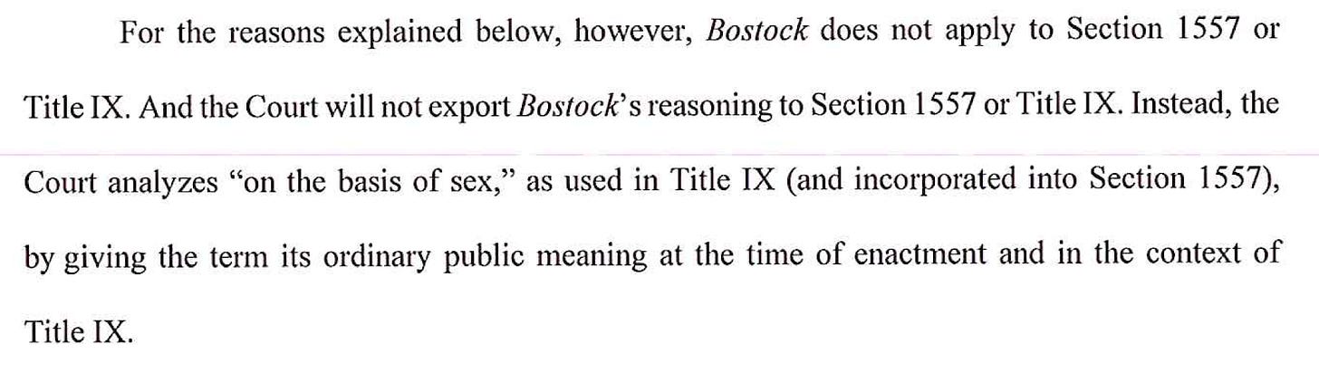 Why Bostock v. Clayton County was a disaster and what courts can do ...