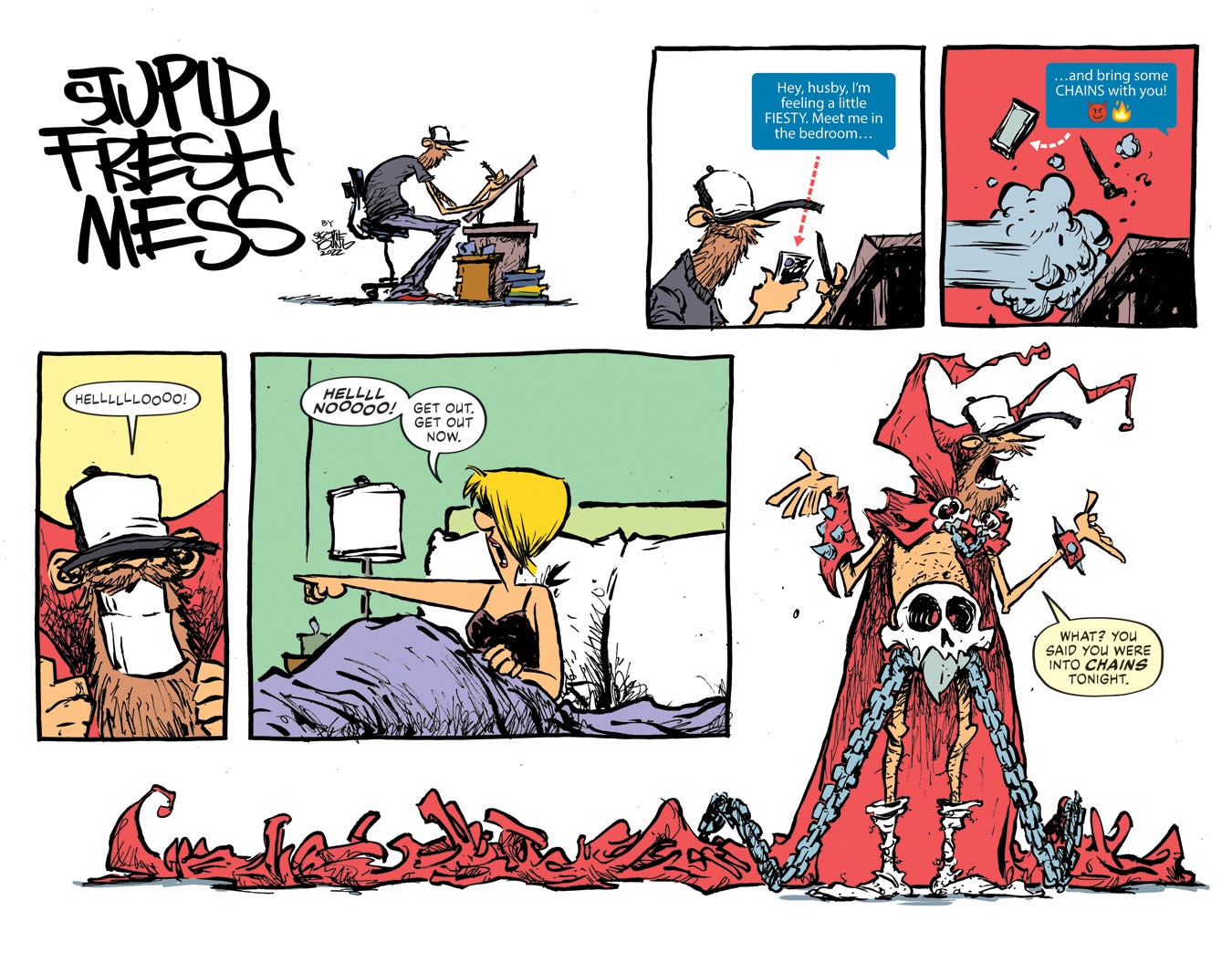 Stupid Fresh Mess...The Comic Strip - by Skottie Young