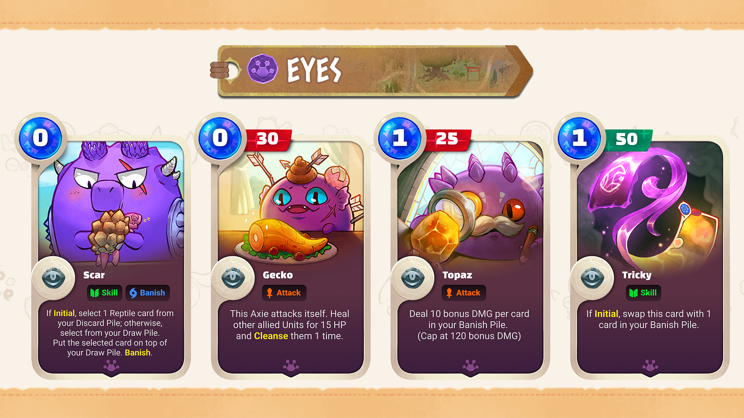 Axie Infinity S2 Reptileカード ！2022年12月10日 | 仮想通貨・ブロックチェーンゲーム