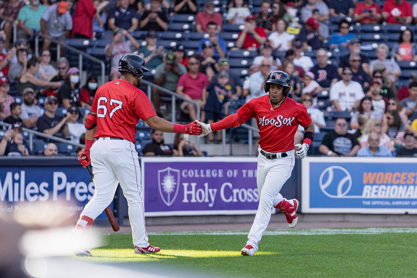 Enmanuel Valdez hits sixth homer with the WooSox