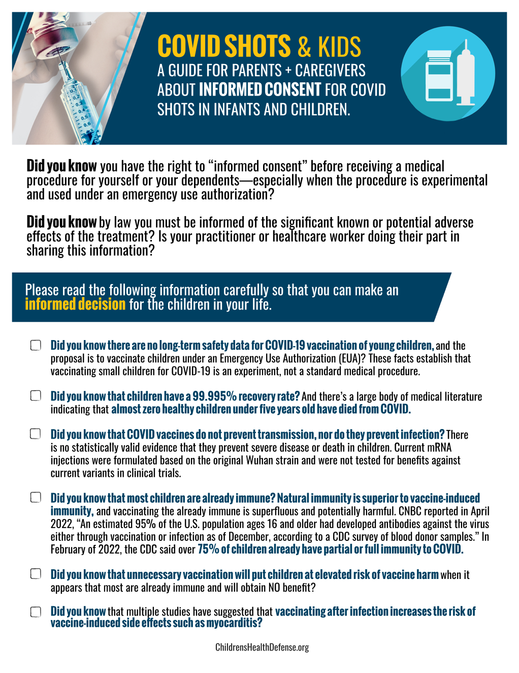 2 Usable Informed Consent Checklists for Little Ones