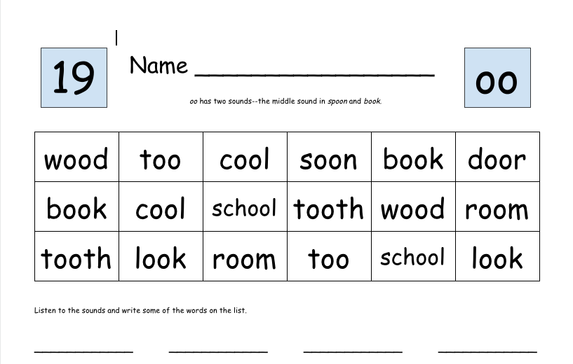 New High Frequency Word Lists - by Randee Bergen