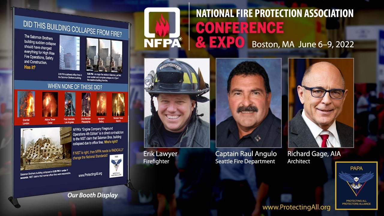 PAPA Reveals Building 7 Collapse to Thousands of Fire Professionals at ...