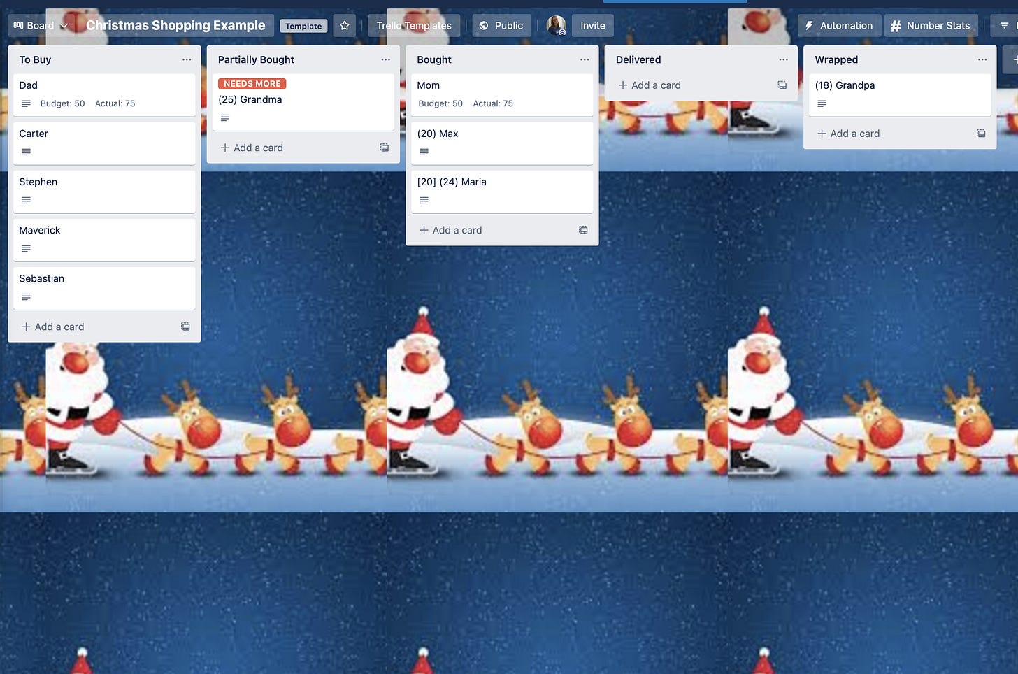 Holiday Shopping with Trello - by Brittany Joiner