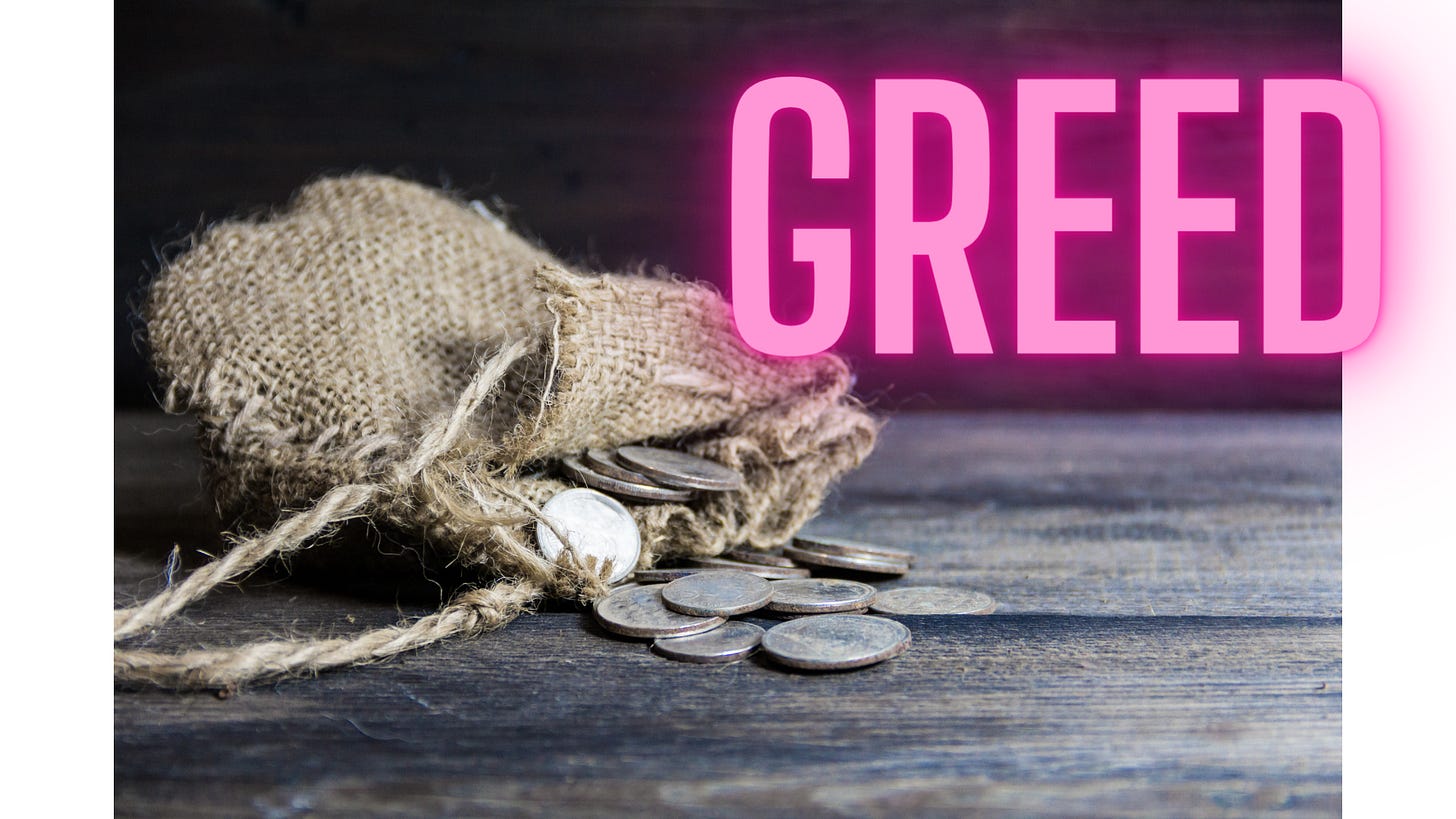 Greed and Prodigality - by Fr. Chris Pietraszko