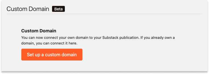 How to add a custom domain to your Substack - On Substack