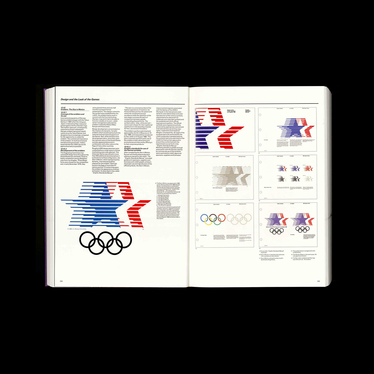 Los Angeles 1984 Logo Design History - by Richard Baird