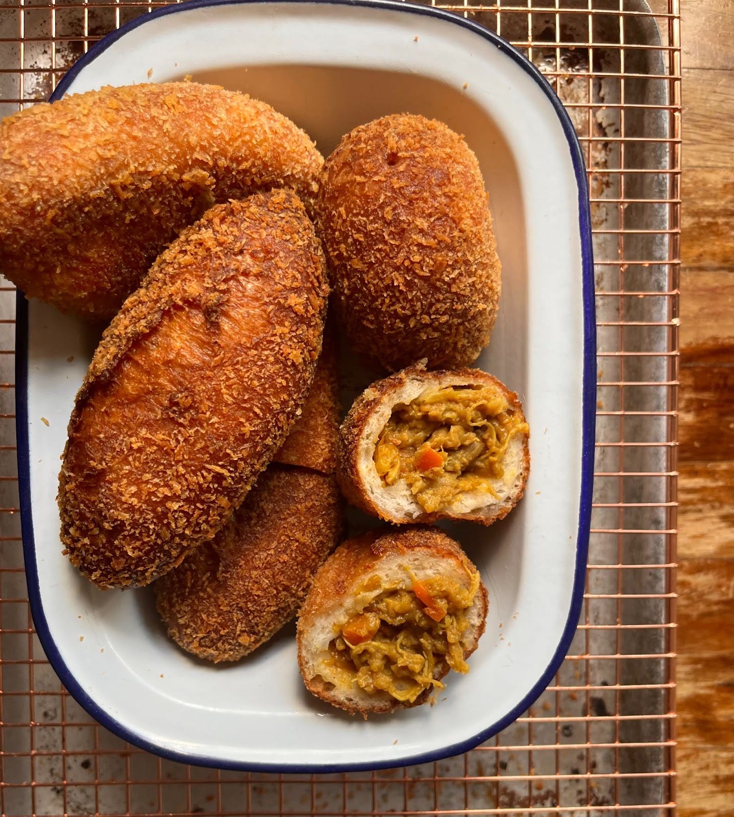 Kitchen Project #68: Japanese curry bread - by Nicola Lamb