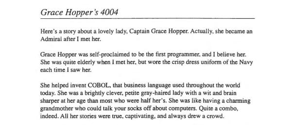 Who is the (real) first Computer Programmer?
