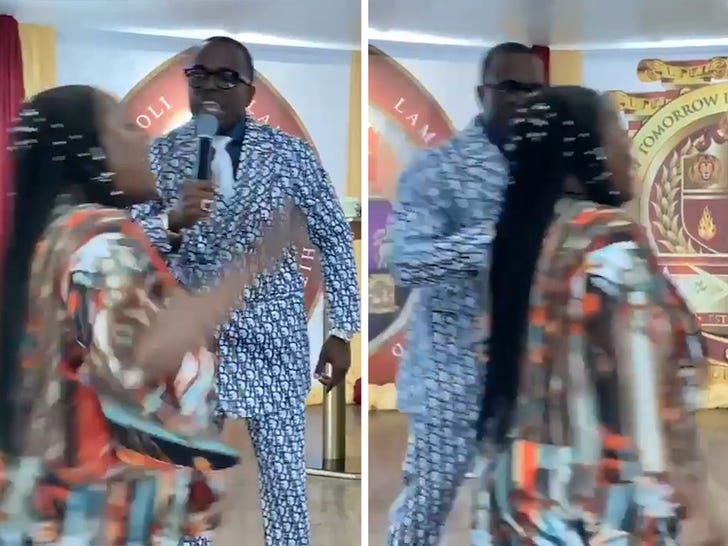 ‘Bling Pastor’ Grabs Female Congregant and Shoves Her Off Pulpit After ...