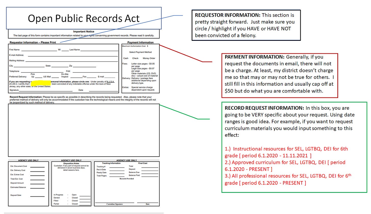 How to OPRA - by Kathleene Campbell and Mathgoddess