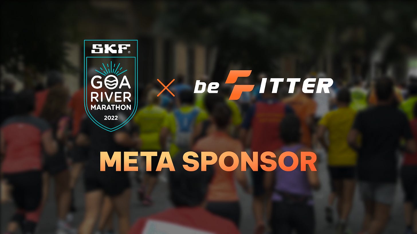 SKF GOA River Marathon 2022 x beFITTER - Meta Sponsor