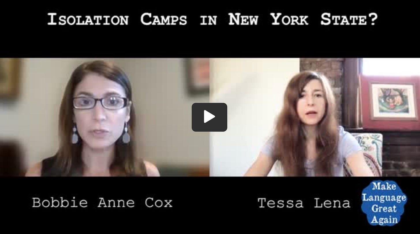 Isolation Camps in New York State: A Conversation with Attorney Bobbie ...