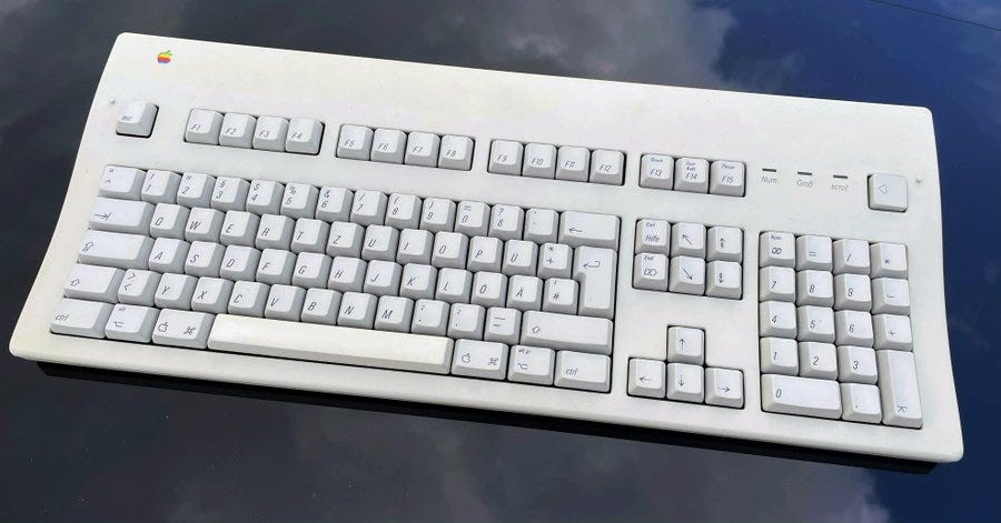 Pictures of some weird computer keyboards.