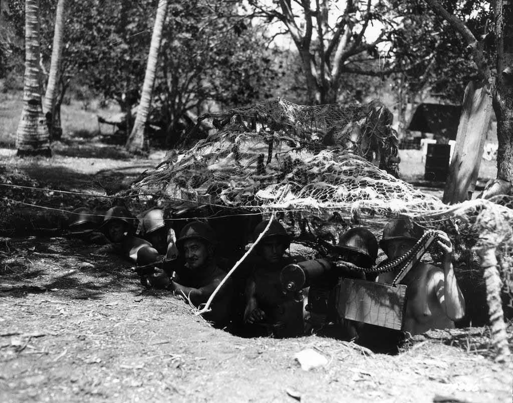 USMC and US Army hold out on Guadalcanal