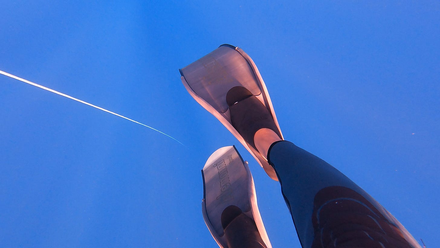 Freediving in Sardinia - by Komal Sanjeev - Komal Outdoors