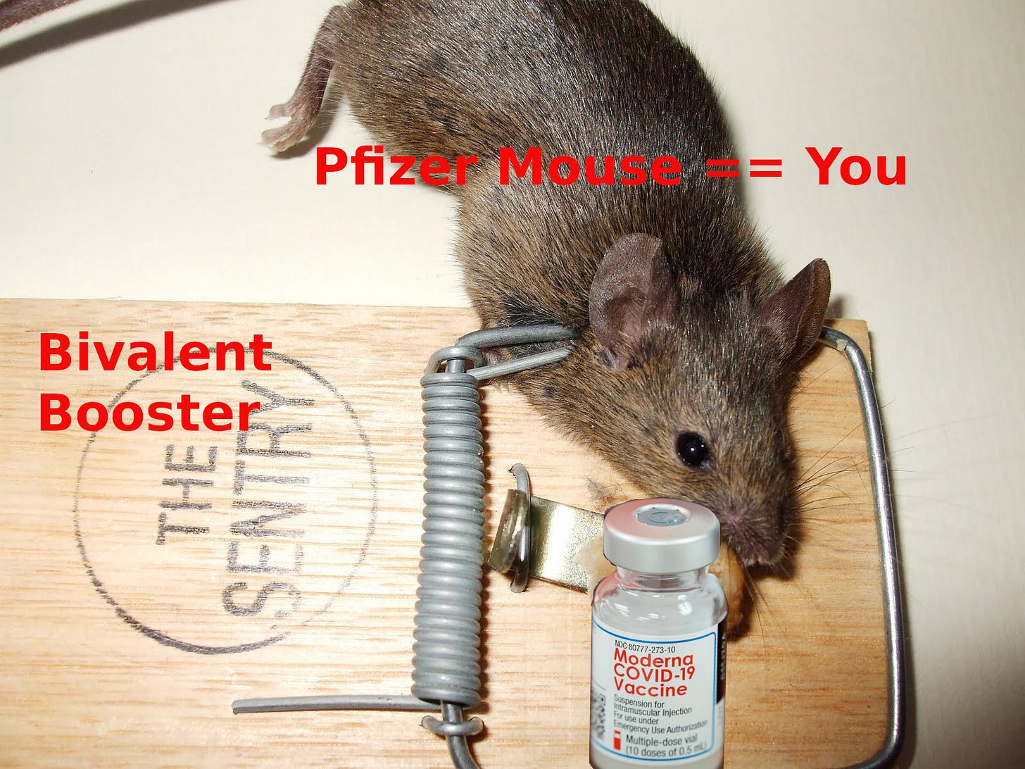 Bivalent Booster's "8-Mice Trial" Actually FAILED