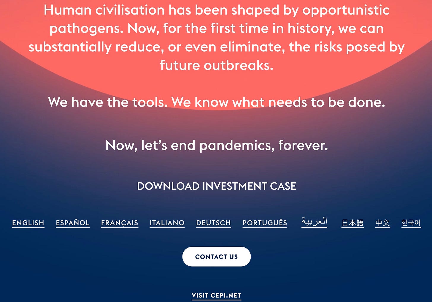 CEPI: Coalition on Epidemic Preparedness Innovations says they can ...