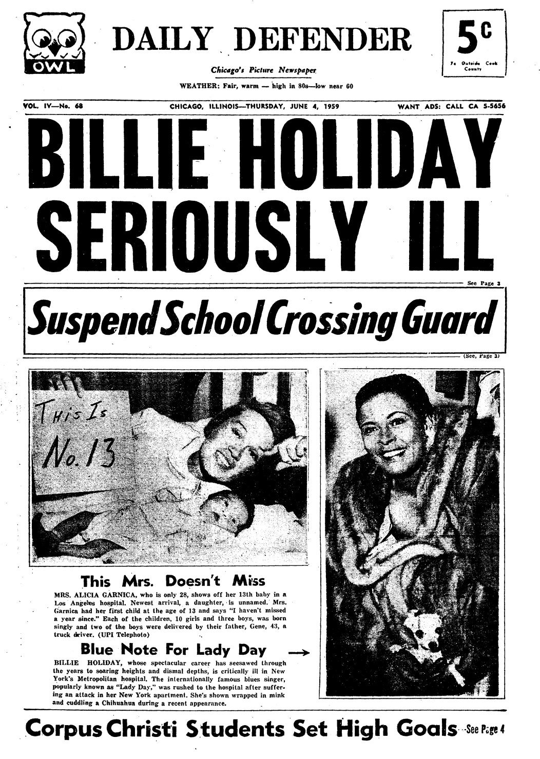 The Tragic Final Days of Billie Holiday - by Ted Gioia