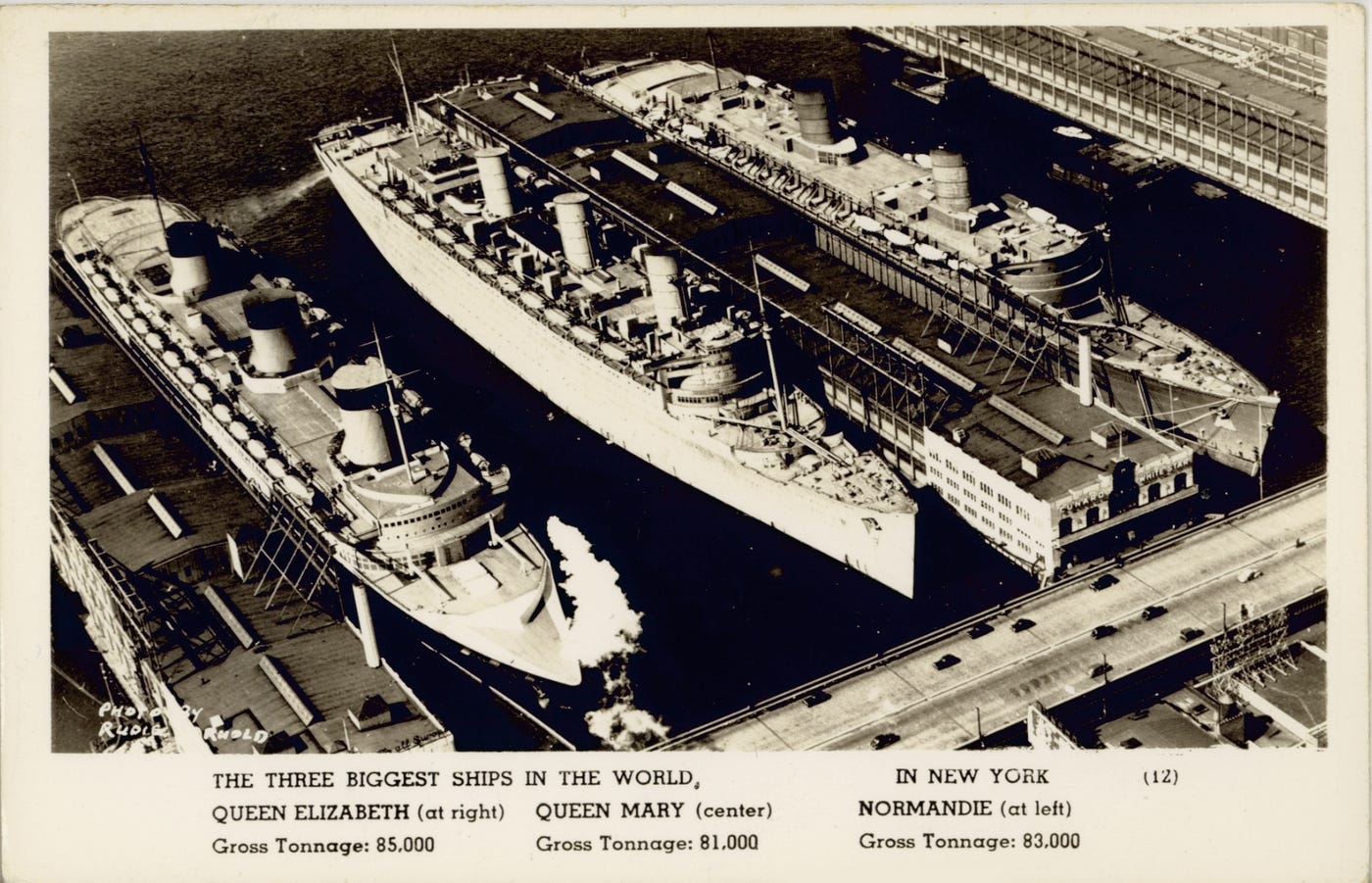 Queen Mary sinks cruiser - by Martin Cherrett
